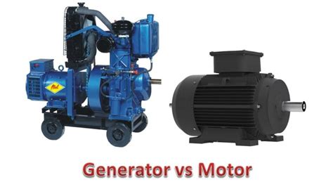 Difference Between Generator And Motor Mechanical Booster