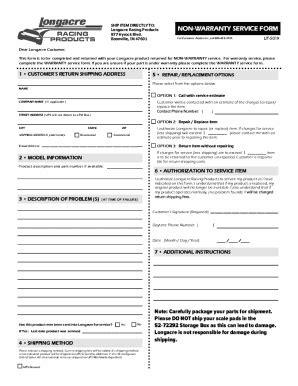 Fillable Online Lon Acre Fax Email Print PdfFiller