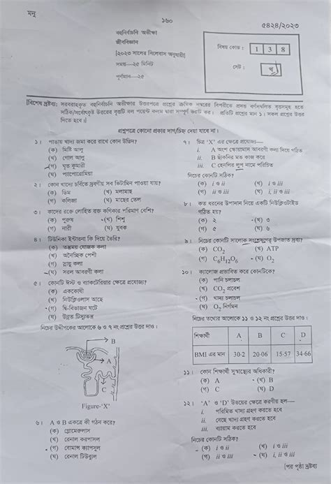 Ssc Biology Mcq Question Solution All Board