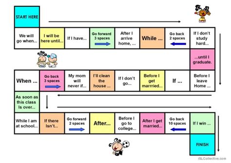 Board Game First Conditional English ESL Powerpoints