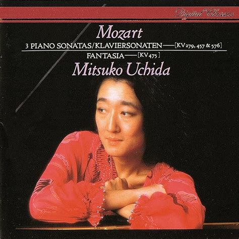 Piano Sonatas K 279 457 576 Wolfgang Amadeus Mozart Mitsuko Uchida