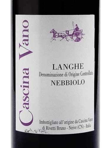 Cascina Vano Langhe Nebbiolo Vivino Australia