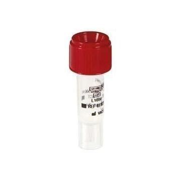 MICROvacutainer de biochimie cu clot activator capac roșu 500uL Cutie
