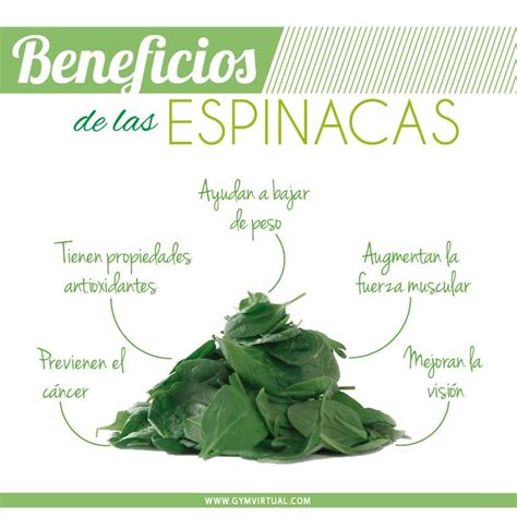 BENEFICIOS DE LAS ESPINACAS GYM VIRTUAL