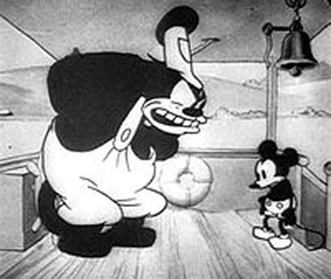 Pete In Steamboat Willie Mickey Mouse Cartoon Old Cartoons
