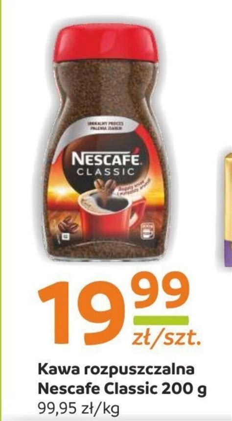 Promocja Kawa Rozpuszczalna Nescafe Classic 200 G W Gama
