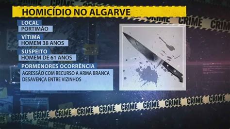 Homem mata vizinho à facada em Portimão
