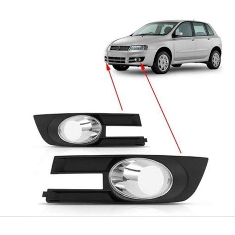 Par Grade Moldura Farol Milha Stilo Faz A Boa