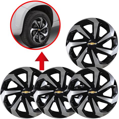 Kit 4 Carlotas Esportivas Aro 13 Spider Gm Chevrolet Celta Classic