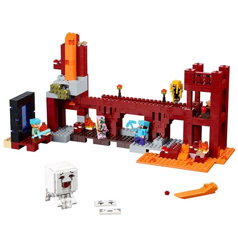 Lego Moc Improved Minecraft Nether Fortress By Sebbl Off