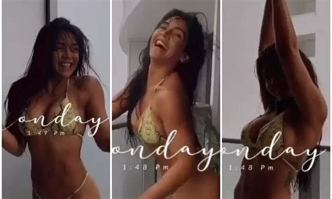 Vania Bludau Baila Bajo La Lluvia Y Remece A Sus Seguidores En