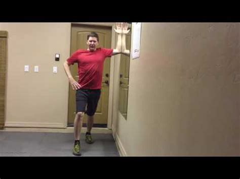 Static Pectoral Stretch Standing Youtube