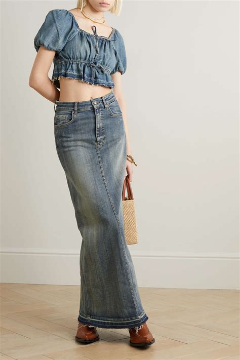 Denim Skirt Maxi Lupon Gov Ph
