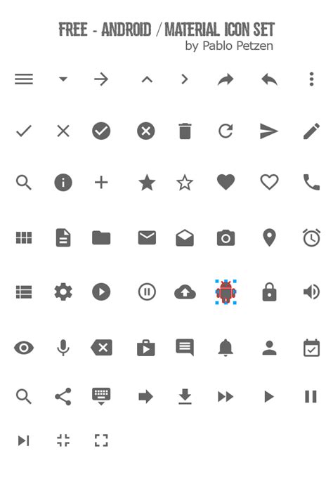 Android Material Design Icon Free Icons Library