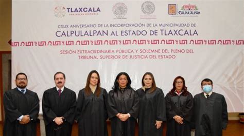 Sesiona TSJE en Calpulalpan capital del Estado por un día