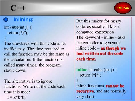 1 Functions In C Default Arguments Overloading Inlining Call By