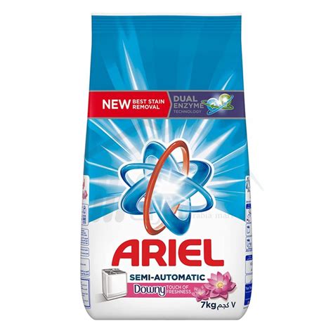 Ariel Automatic Powder Detergent Blue Touch Of Downy Freshness 7 Kg