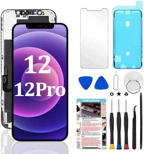 Amazon For IPhone 12 12 PRO Screen Replacement Kit Full HD LCD 6