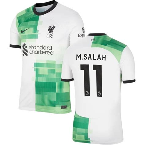 Liverpool F C Mohamed Salah 2023 24 Away Jersey Gem