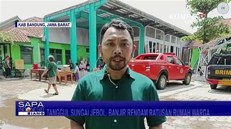 Tanggul Sungai Cikapundung Jebol Ratusan Rumah Warga Di Kabupten