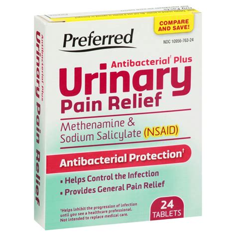 Preferred Antibacterial Plus Urinary Pain Relief 24 Ct Shipt