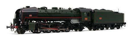 LOCOMOTIVE A VAPEUR 141 R 420 AVEC TENDER A CHARBON SNCF