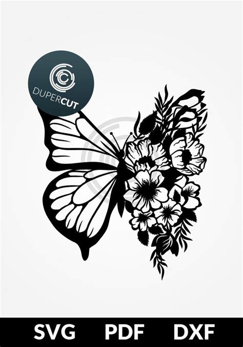Butterfly Sunflower Svg Svg Png Eps Dxf File
