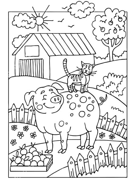 Coloriages Animaux De La Ferme 100 Coloriages Pour Enfants Porn Sex