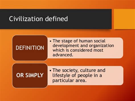 Civilization Definition