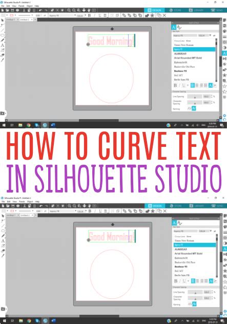 How To Curve Text In Silhouette Studio Makers Gonna Learn