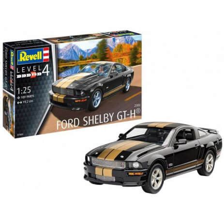 Scale Revell Ford Mustang Shelby Gt H Model Car Kit P Kent