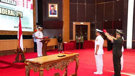 Panglima TNI Pimpin Upacara Serah Terima Jabatan Sertijab Irjen TNI