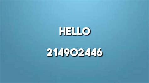 Roblox Music Codes Ids Youtube