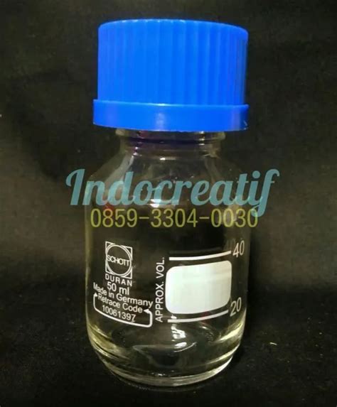 Bisa Cod Botol Kaca Pereaksi Reagent Reagen Kaca Laboratorium Duran