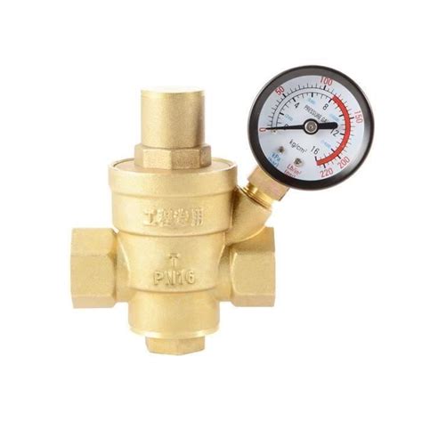 Régulateur de Pression d Eau Laiton Sans Plomb Réglable 3 4 20mm