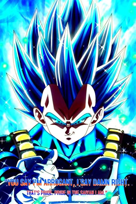 Prince Vegeta Quote Vegeta Blue Evolution Goku Und Vegeta Dragon
