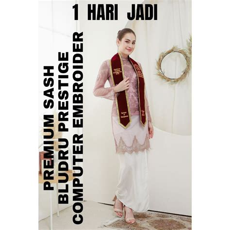 Jual 1 HARI JADI Selempang Wisuda Leher Selempang Wisuda Kalung