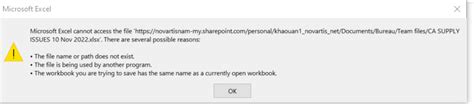 How To Fix Microsoft Excel Cannot Access The File Microsoft Community