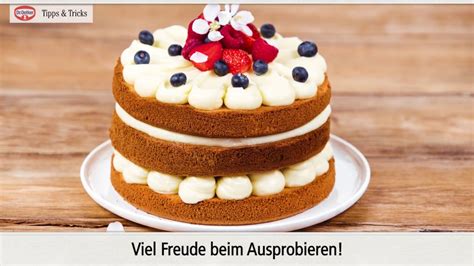 Naked Cake Zubereiten How To Dr Oetker YouTube