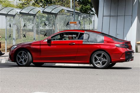 SPIED Mercedes Benz C Class Coupe Undisguised Spyshots Mercedes Benz C