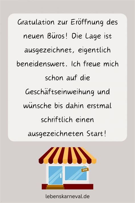 Glückwünsche Zur Geschäftseröffnung Viel Glück Zur Einweihung