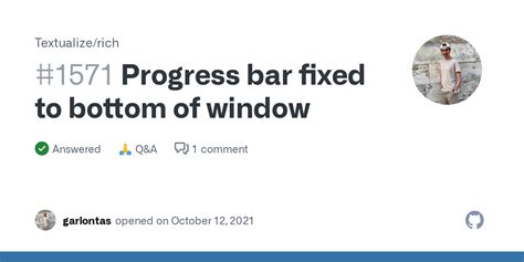 Progress Bar Fixed To Bottom Of Window Textualize Rich Discussion