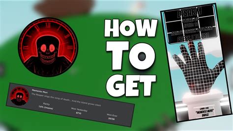 How To GET Disarm Glove Memento Mori BADGE Slap Battles YouTube