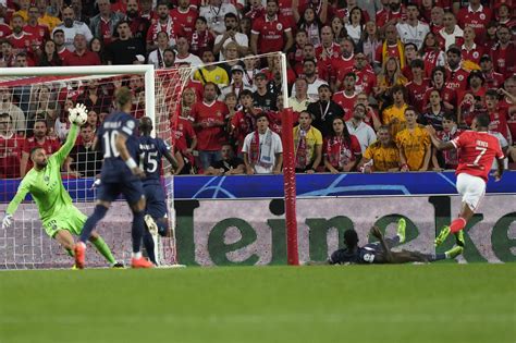 Benfica PSG Champions League El Benfica Neutraliza El Golazo De