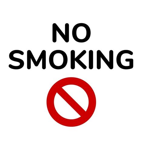 Cambia esta plantilla de Señal de prohibido fumar sencillo con dibujo