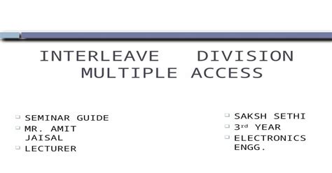 interleave division multiple access idma pptx [pptx powerpoint]
