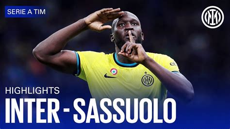 INTER 4 2 SASSUOLO HIGHLIGHTS SERIE A 22 23 YouTube