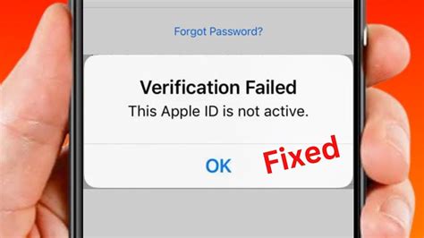 How To Fix Verification Failed This Apple ID Is Not Active 2023 YouTube