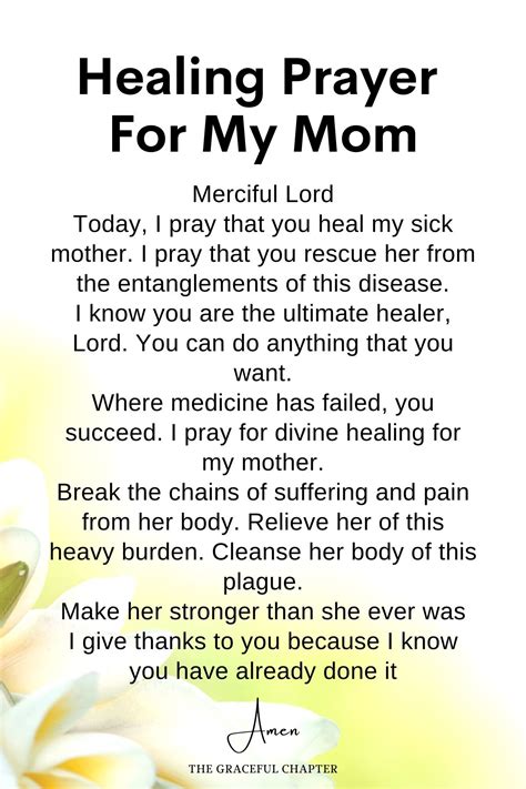 Prayers For My Mom The Graceful Chapter
