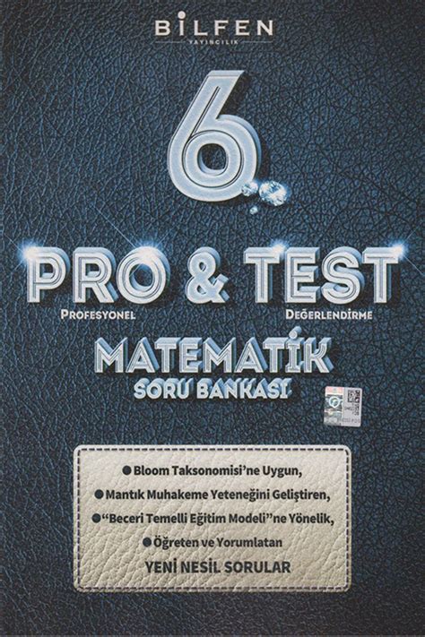 6 Sınıf Matematik ProTest Soru Bankası Bilfen Yayıncılık 6 Sınıf